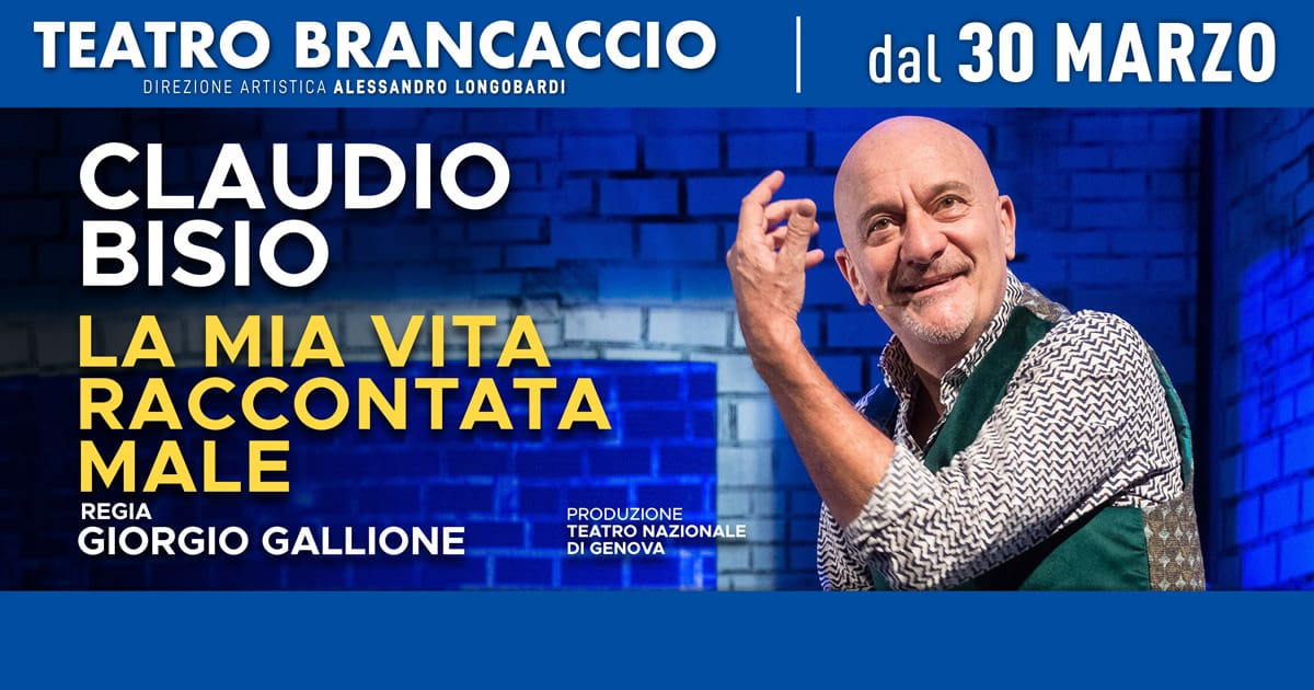 Claudio Bisio: La mia vita raccontata male - Dimensione Suono Roma