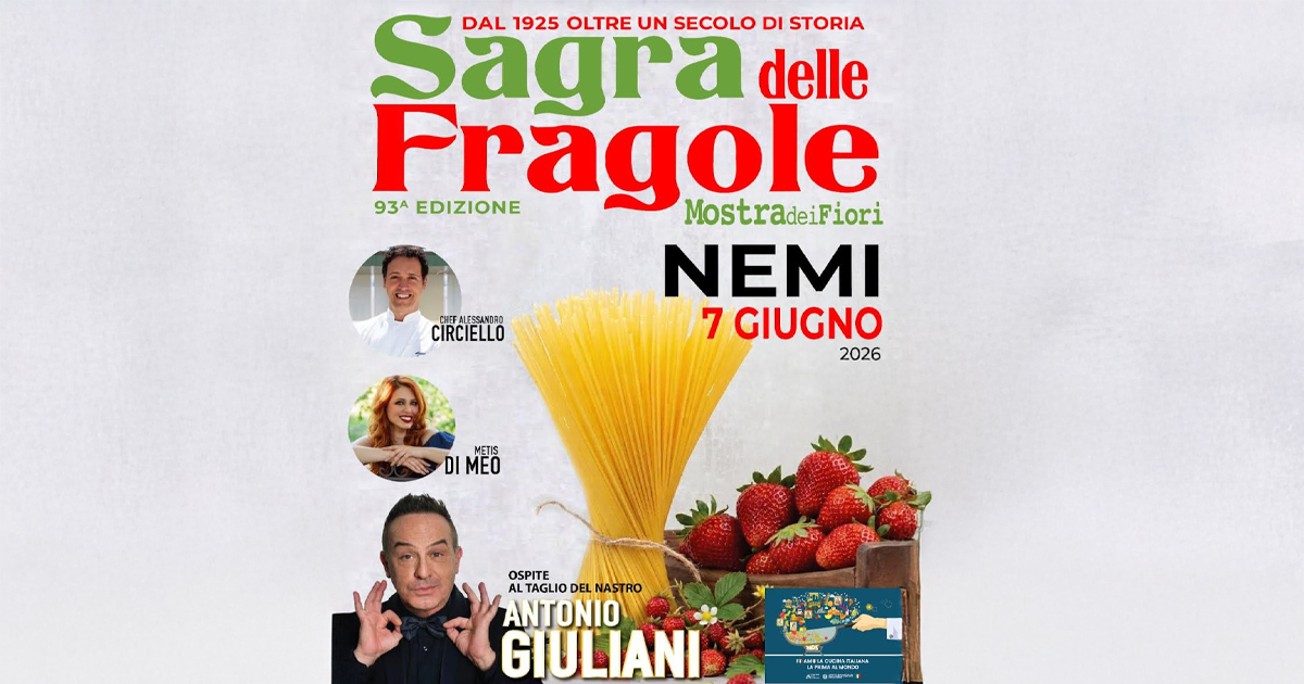 Sagra delle Fragole di Nemi 2026: torna uno degli appuntamenti più ...